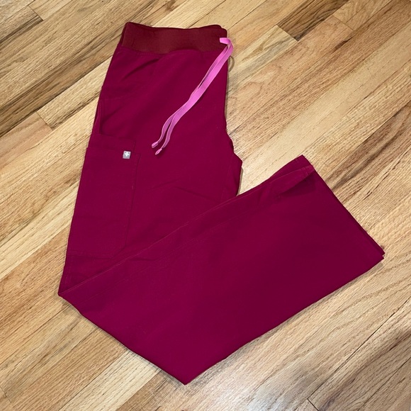 Figs | Pants & Jumpsuits | Figs Burgundy Scrub Pants Size Small ...